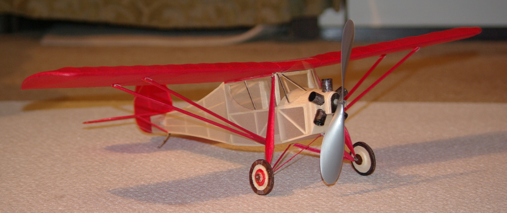 Velie Monocoupe - Rubber Powered Model Airplan
