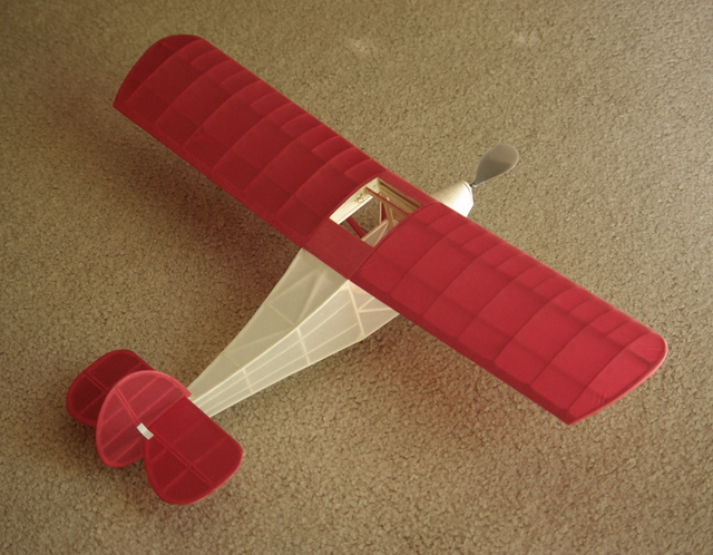 Velie Monocoupe - Rubber Powered Model Airplan