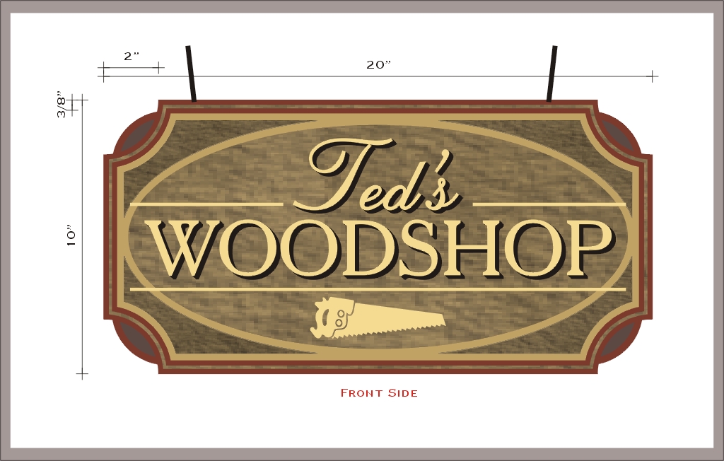 Woodshop Sign - The Project Bin - Christopher Bradshaw's Project Bin